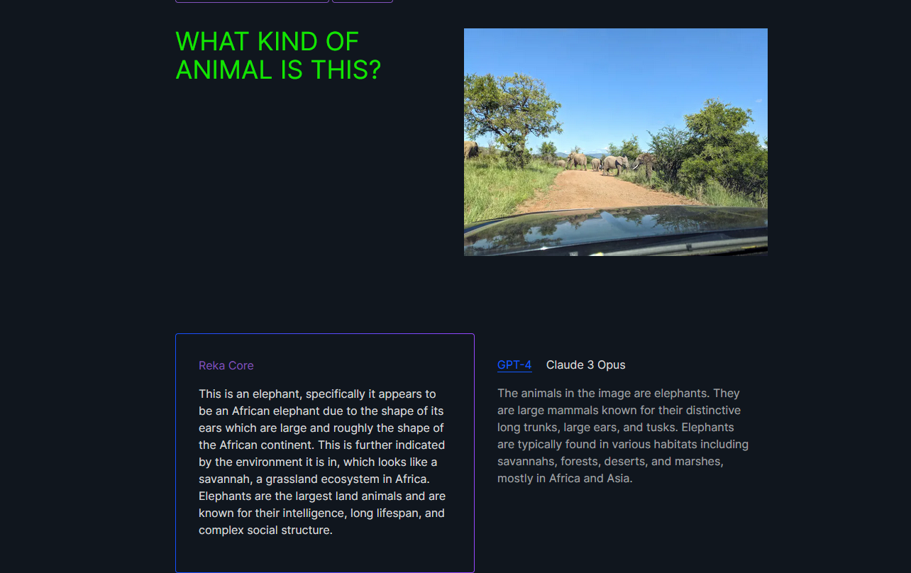 Reka Core is a competitive multimodal LLM accepting images, videos, and ...